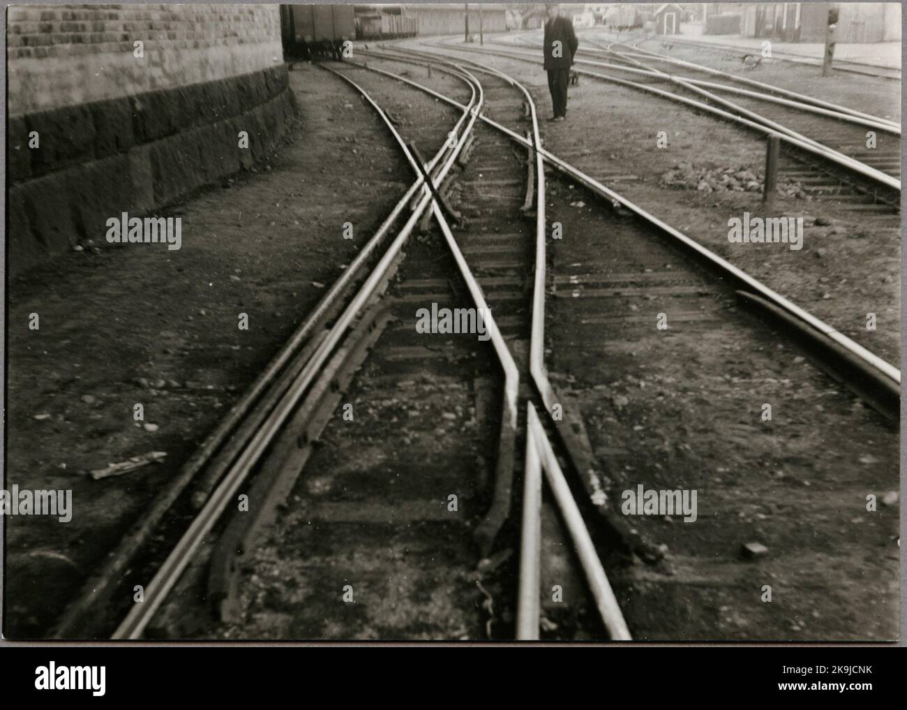 Two different track widths Stock Photo - Alamy
