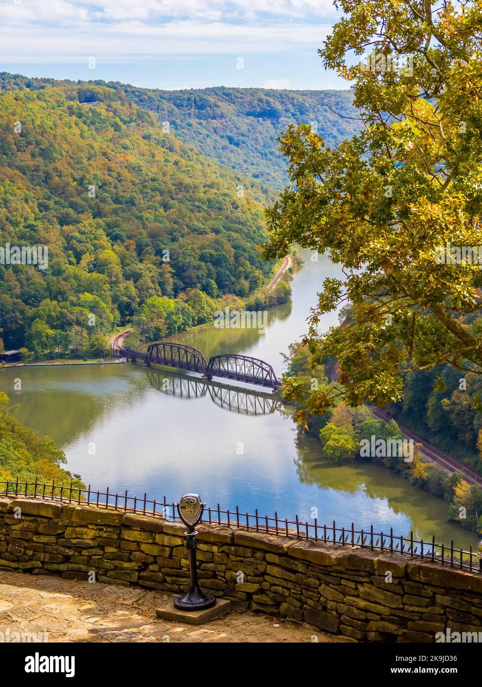 New River in the New River Gorge National Park and Preserve from Hawks ...