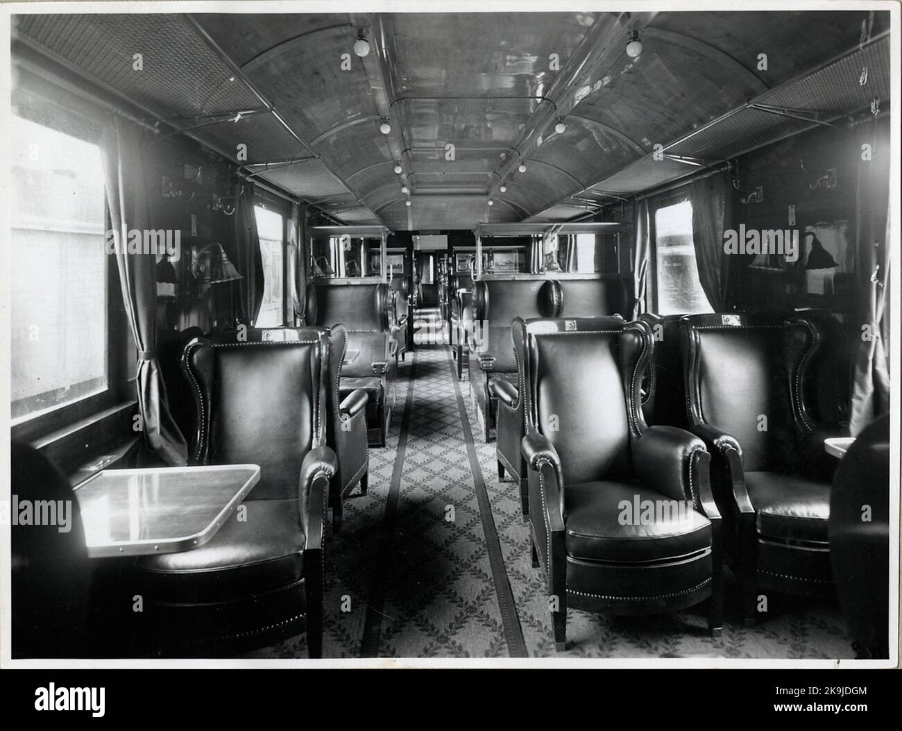 2nd class salon wagon, State railways, SJ Bo5b Stock Photo - Alamy