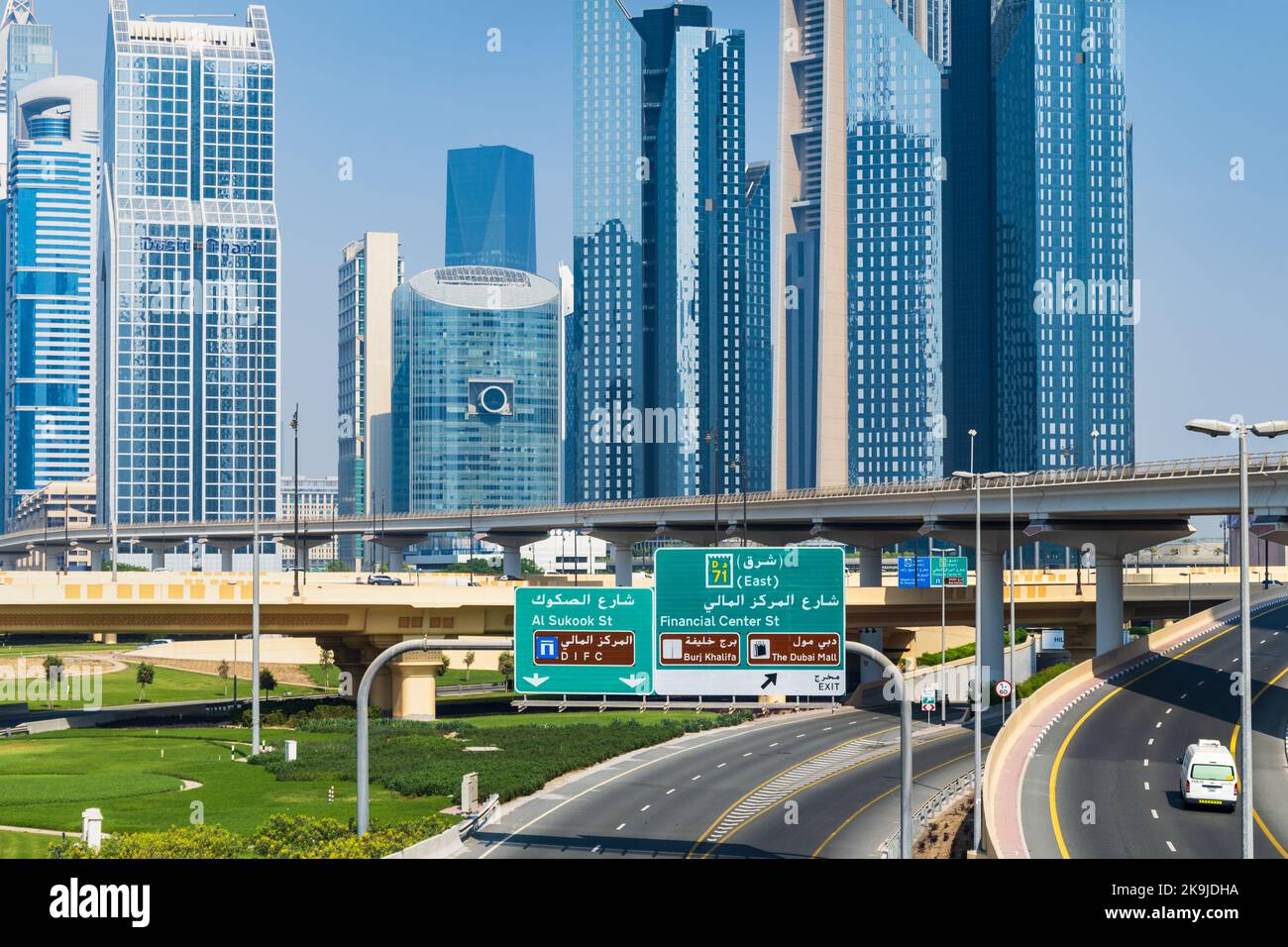 Dubai Uae October 2022 Dubai Financial Center Area Cityscape With