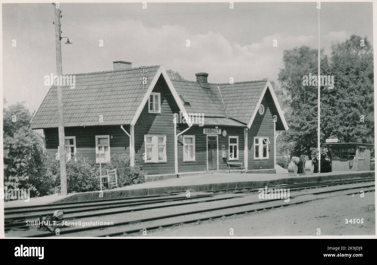 Station opened in 1886. One -story station house in wood with two ...