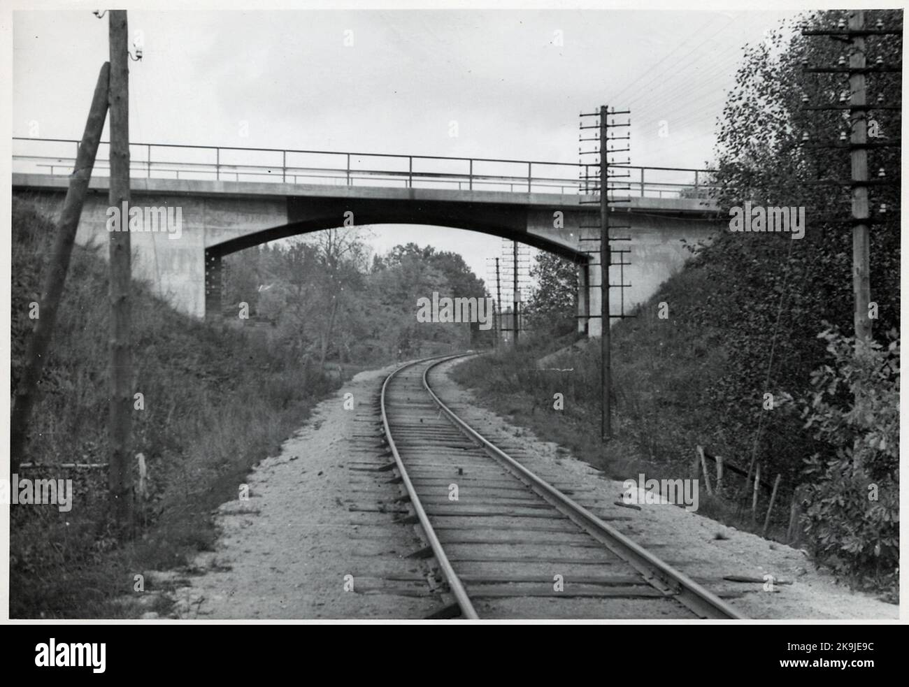 Road bridge over rail Stock Photo - Alamy