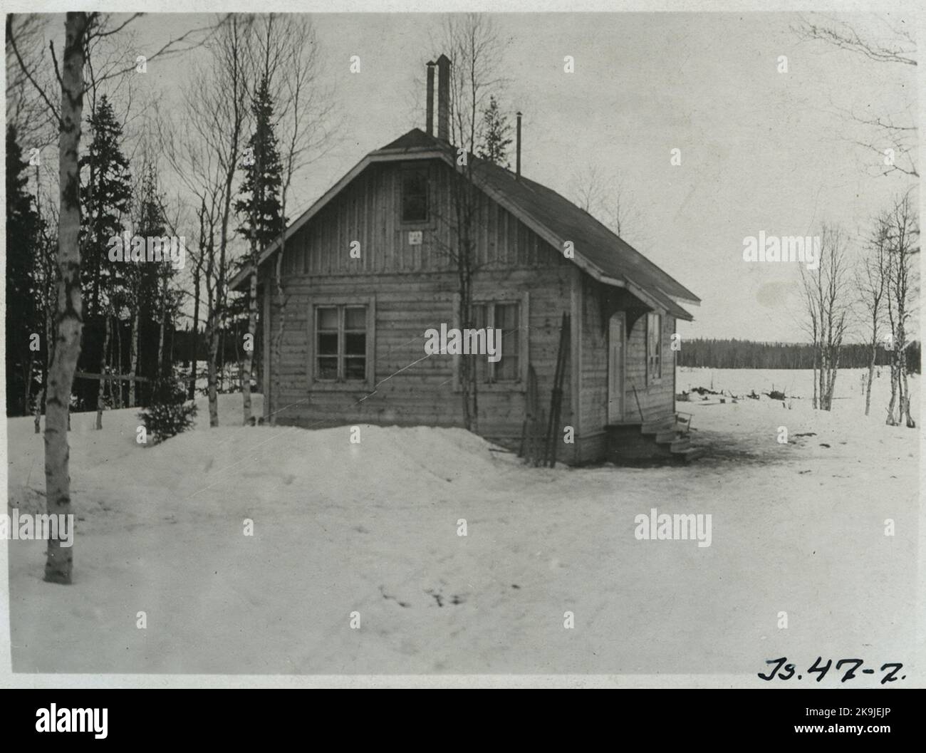 Shaft master's residence. Provisional buildings during the inland ...