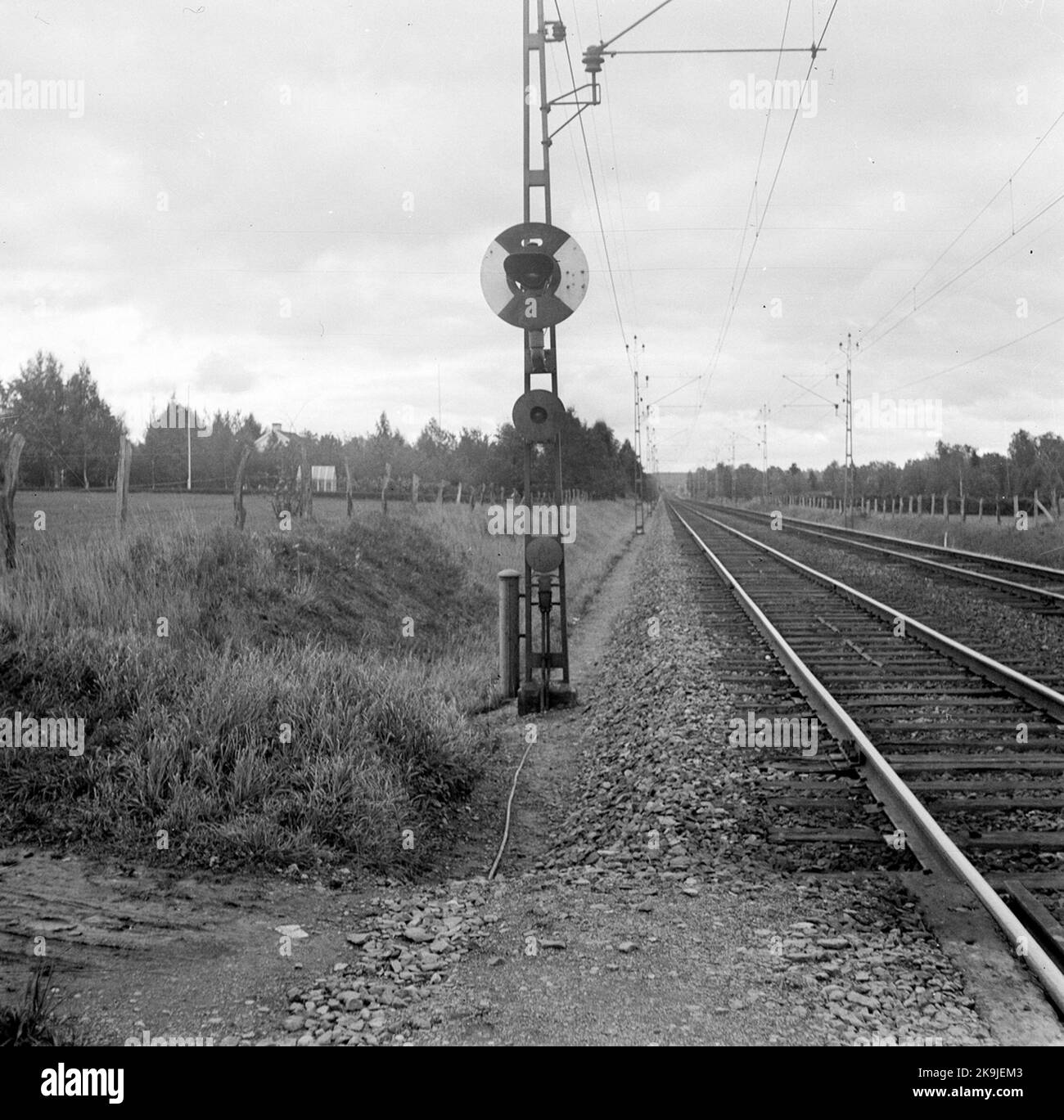 Light signal at Häggvik Stock Photo - Alamy