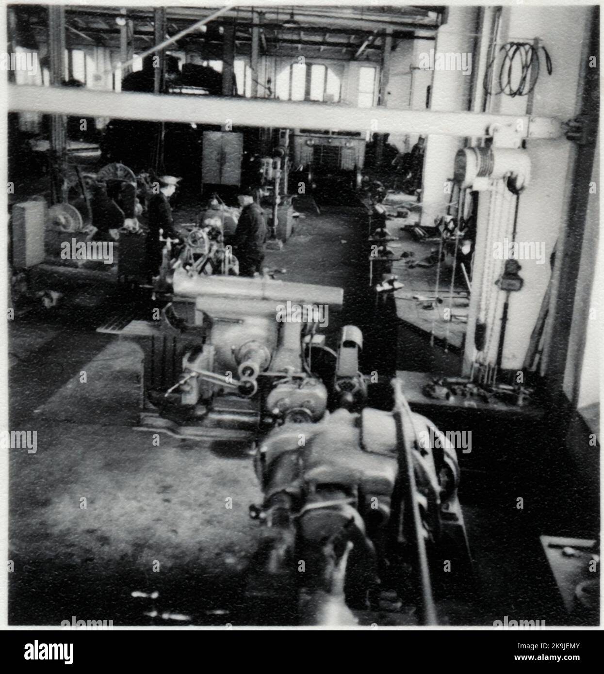 Machines in operating workshop Stock Photo - Alamy