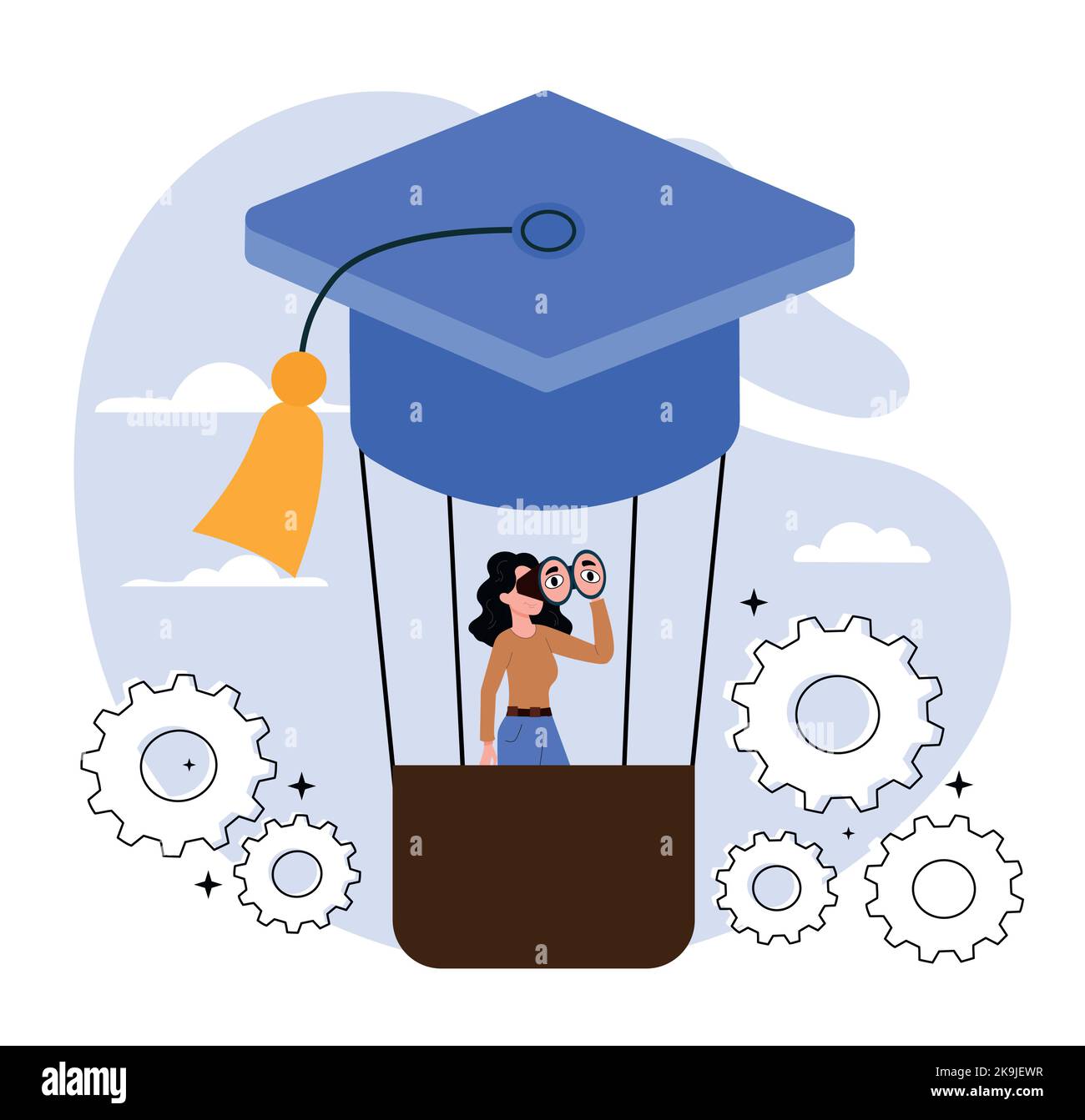 Academic career path Stock Vector Images - Alamy
