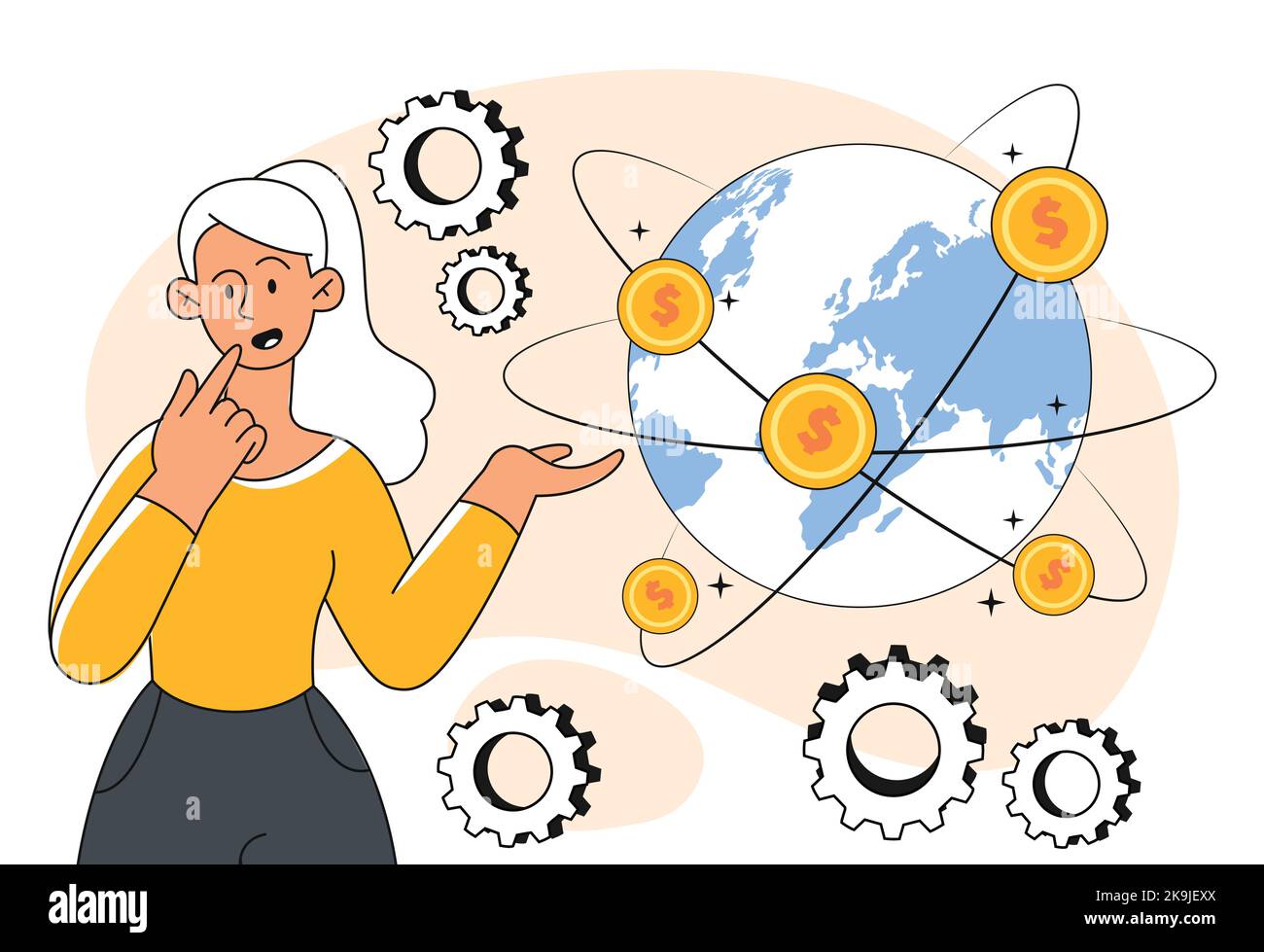 Global economy concept Stock Vector Image & Art - Alamy