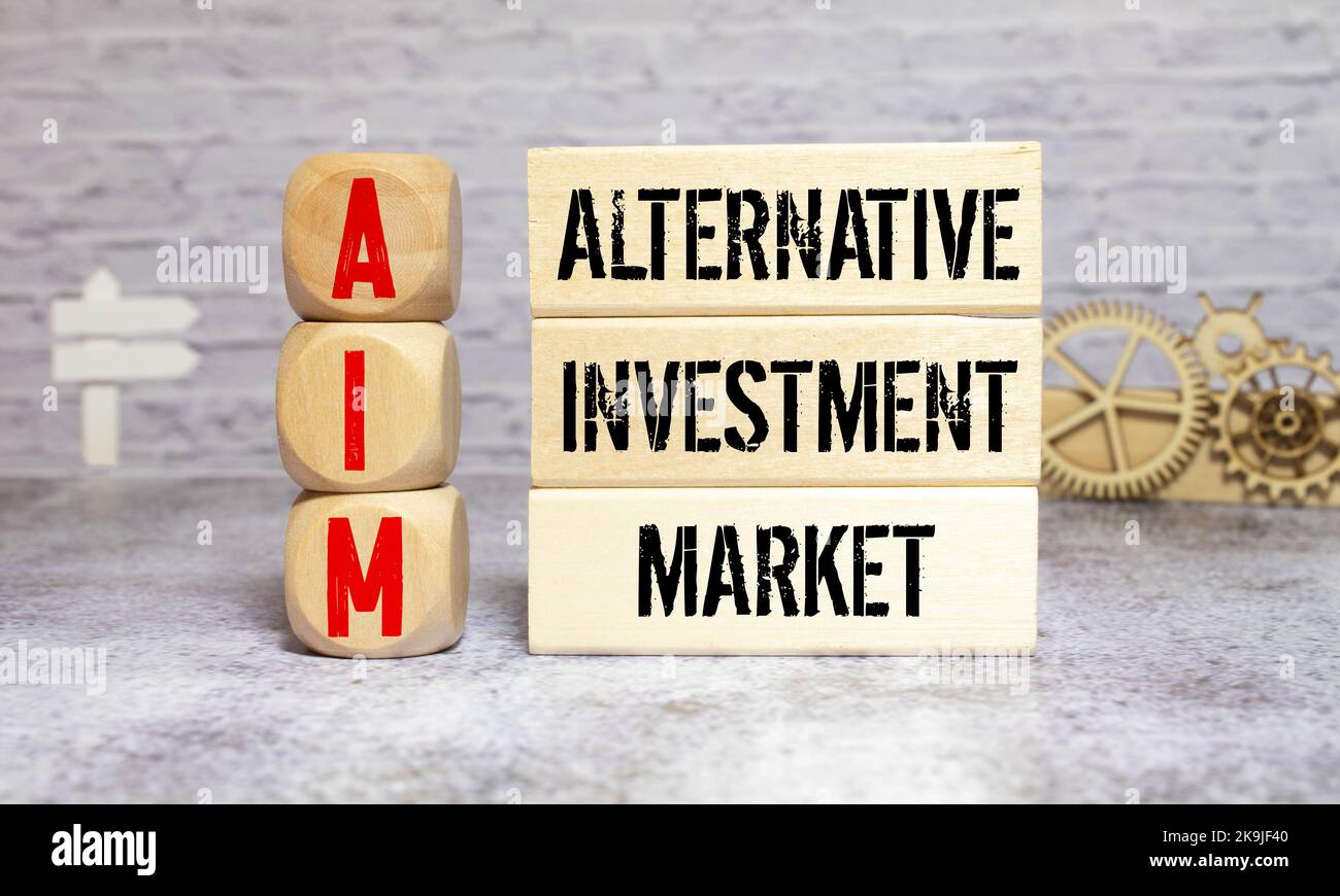 Concept image of Business Acronym AIM Alternative Investment Market ...