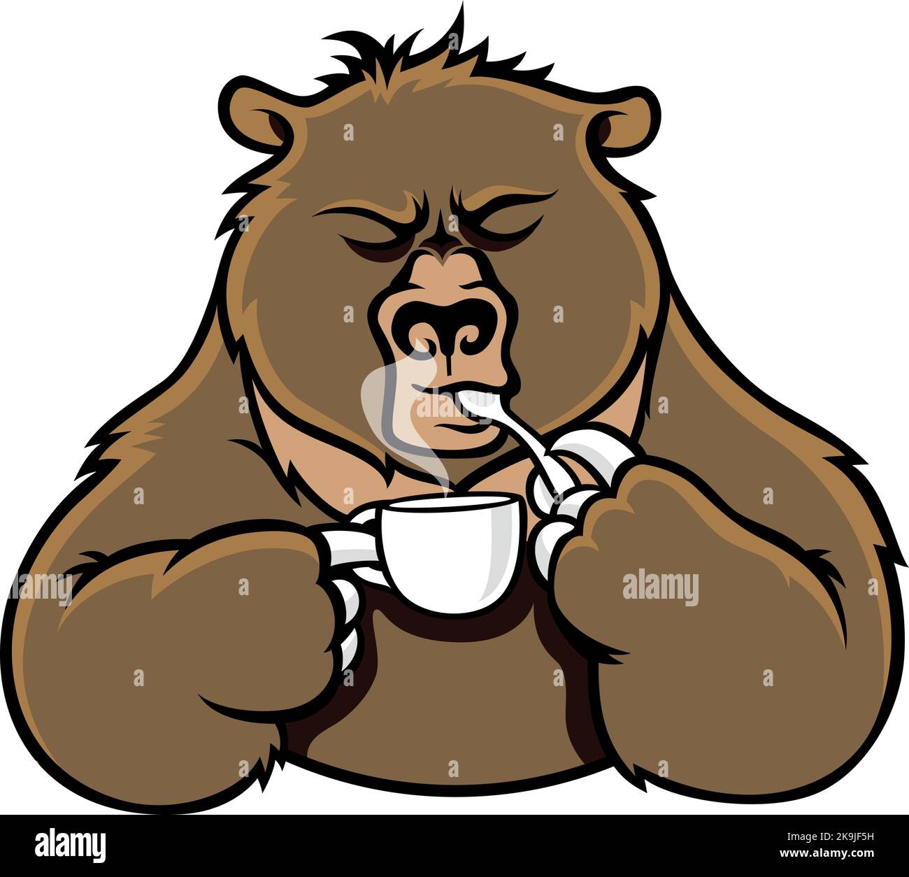 Good morning concept cup Stock Vector Images - Alamy