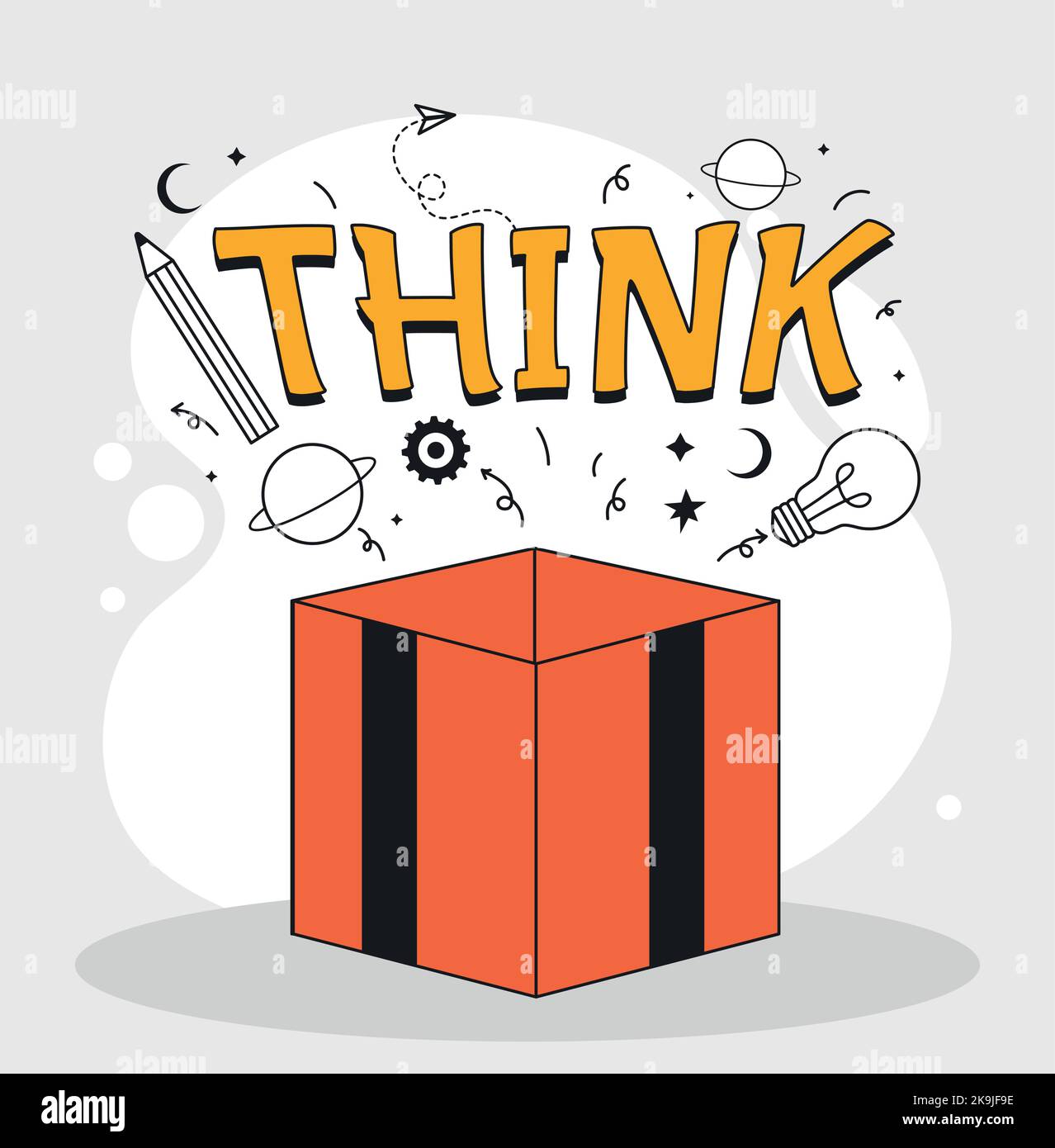 Think outside box Stock Vector Image & Art - Alamy Think outside box Stock Vector Image & Art - Alamy
