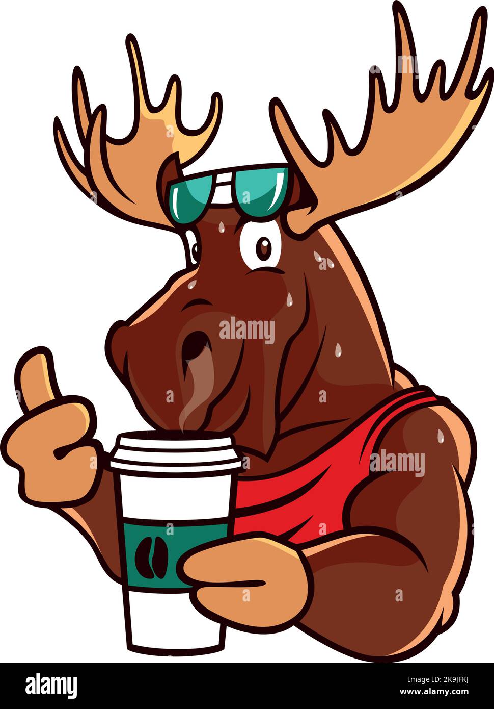 Cup hot coffee wild Cut Out Stock Images & Pictures - Alamy