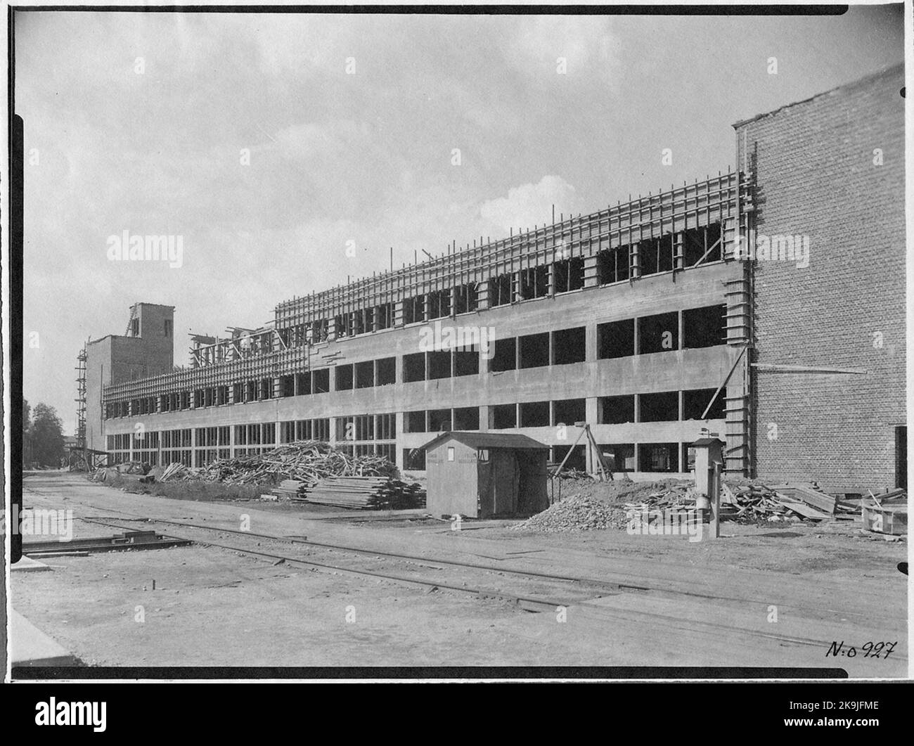 Carpentry and wallpaper workshop under construction. Central workshops ...