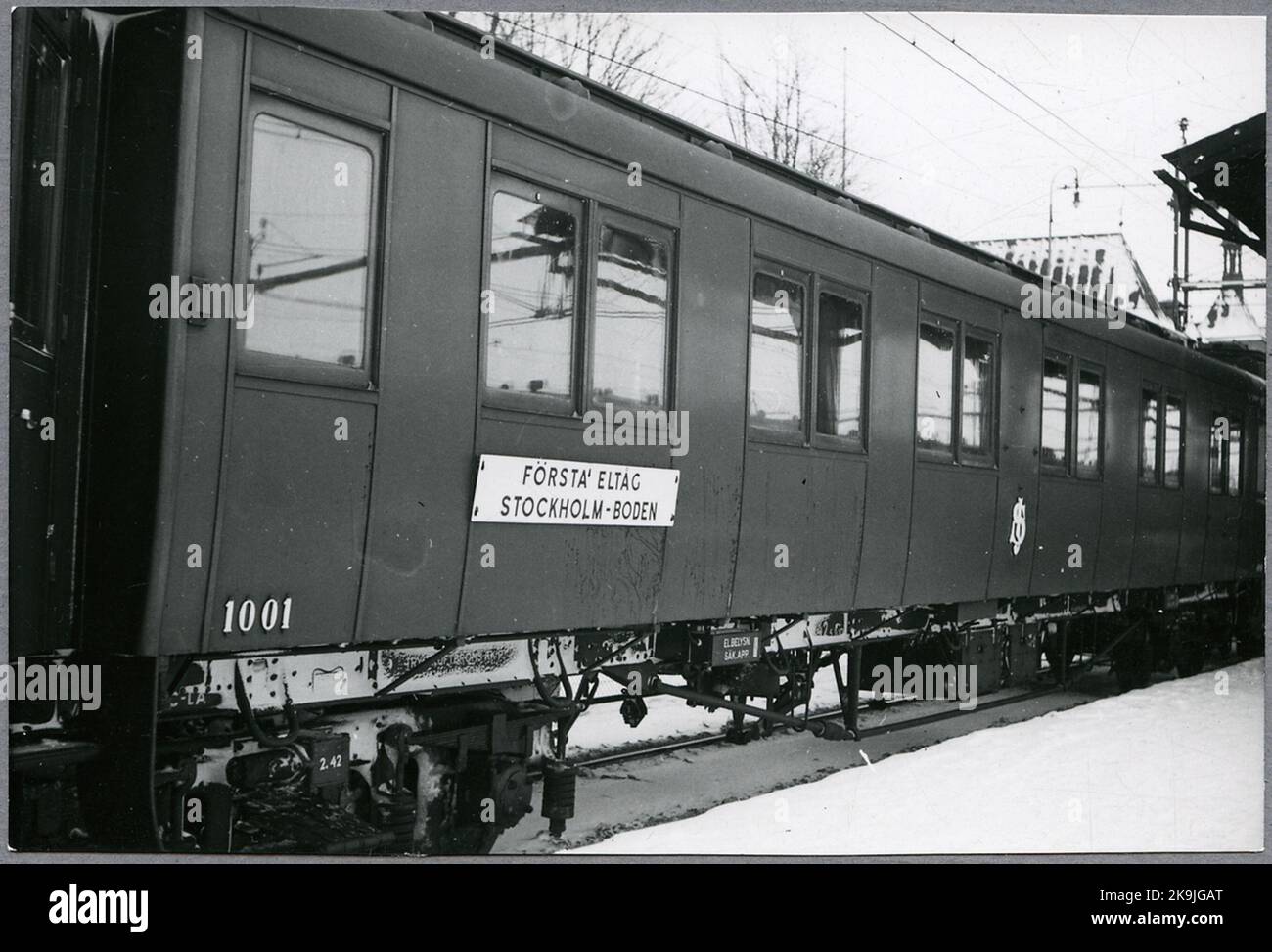 Inauguration of the electrification line Långsele - Boden. First ...