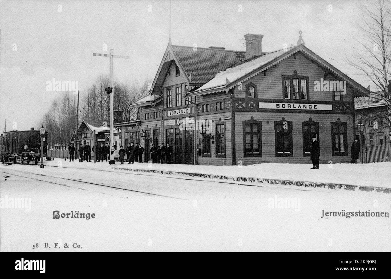 Borlänge Railway Station Stock Photo - Alamy