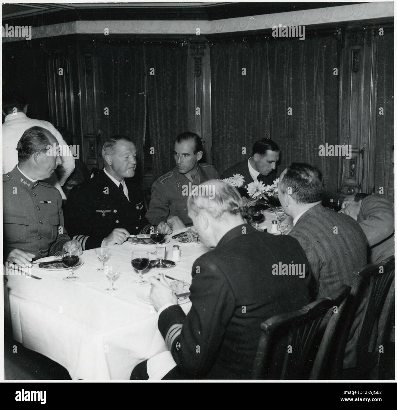 Military aboard Queen Victoria Stock Photo - Alamy