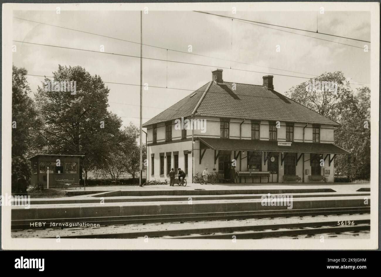 The station in Heby Stock Photo - Alamy