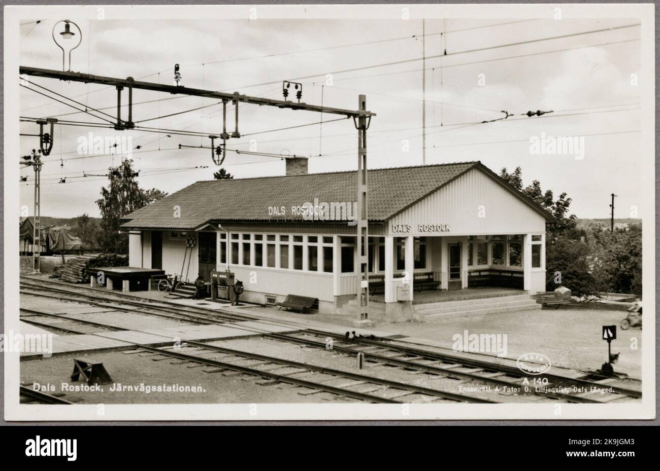 The railway station in Rostock, erected in 1941 Stock Photo - Alamy