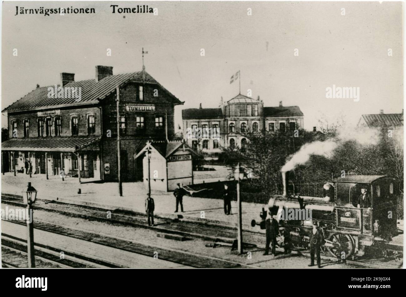 Simrishamn - Tommelilla Railway, CTJ, CTJ Lok 7 "Gustaf" station built ...
