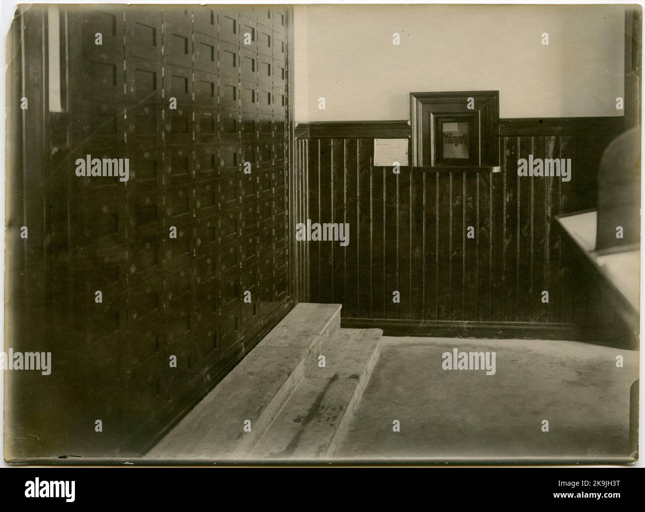 The mail room in Rotebro Stock Photo - Alamy