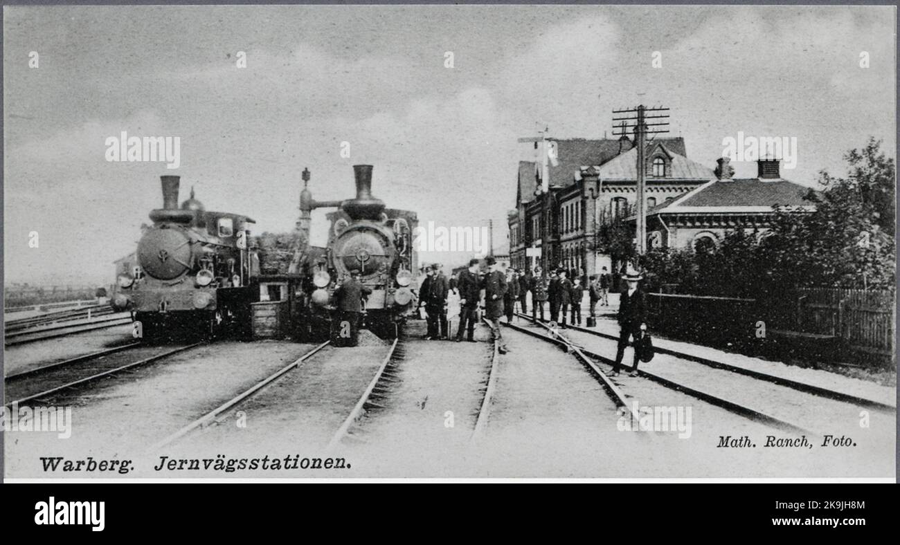 Varberg Railway Station Stock Photo - Alamy