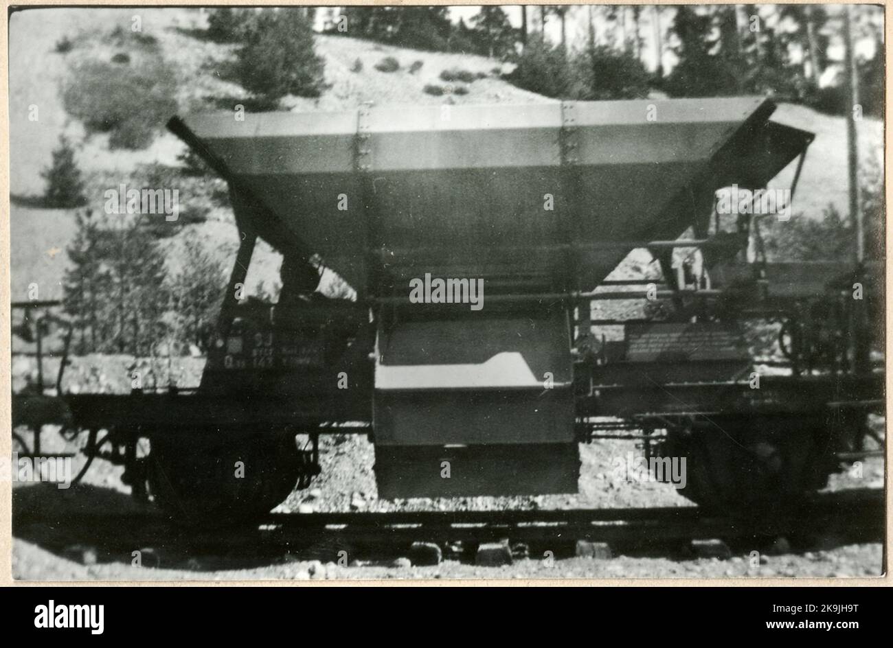 The State Railways, SJ Q32 143. Bottom Drömning Car, Type: "Talbot ...