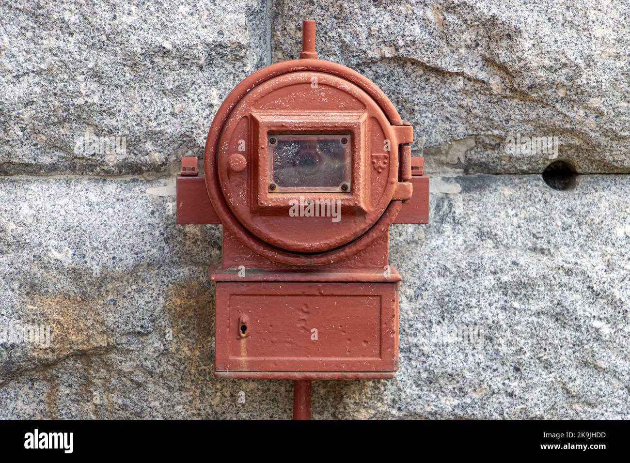 Red alarm button on wall hi-res stock photography and images - Alamy