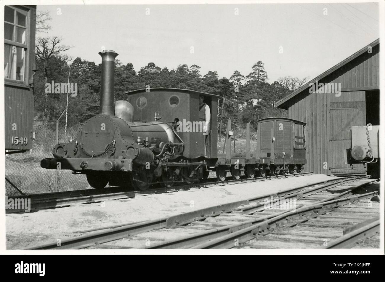 The steam locomotive "Fryckstad" Sweden's oldest preserved locomotive ...