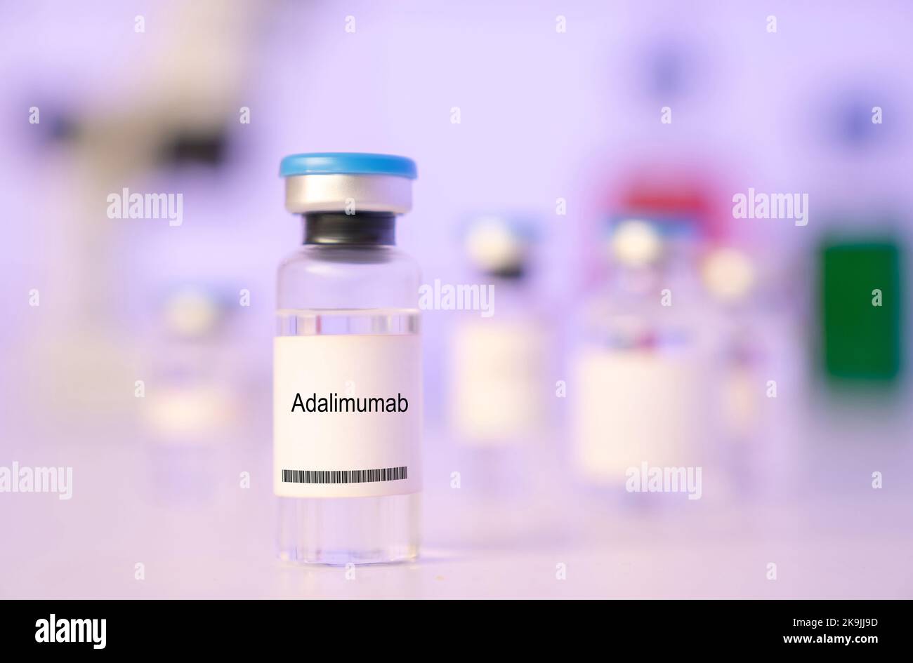 Vial of adalimumab Stock Photo - Alamy