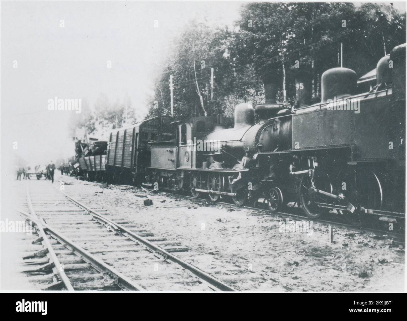 Train collection. SJ MVA 1351. Manufactured in 1890. 1917 from MVJ 6. Sloped in 1922. Sold 1923 ...