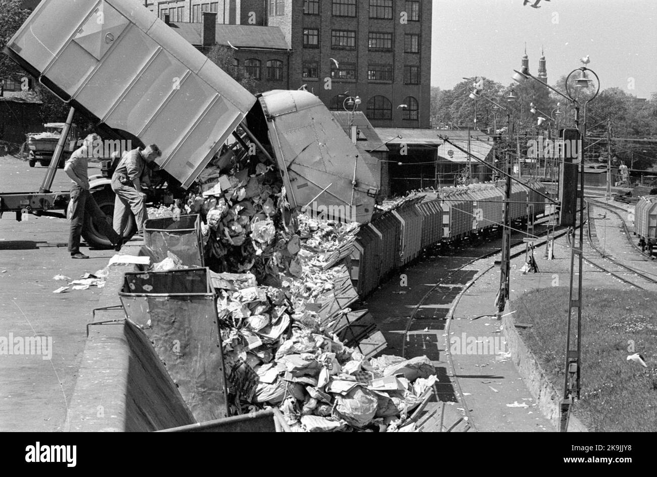 Waste incineration station. Trash Stock Photo - Alamy