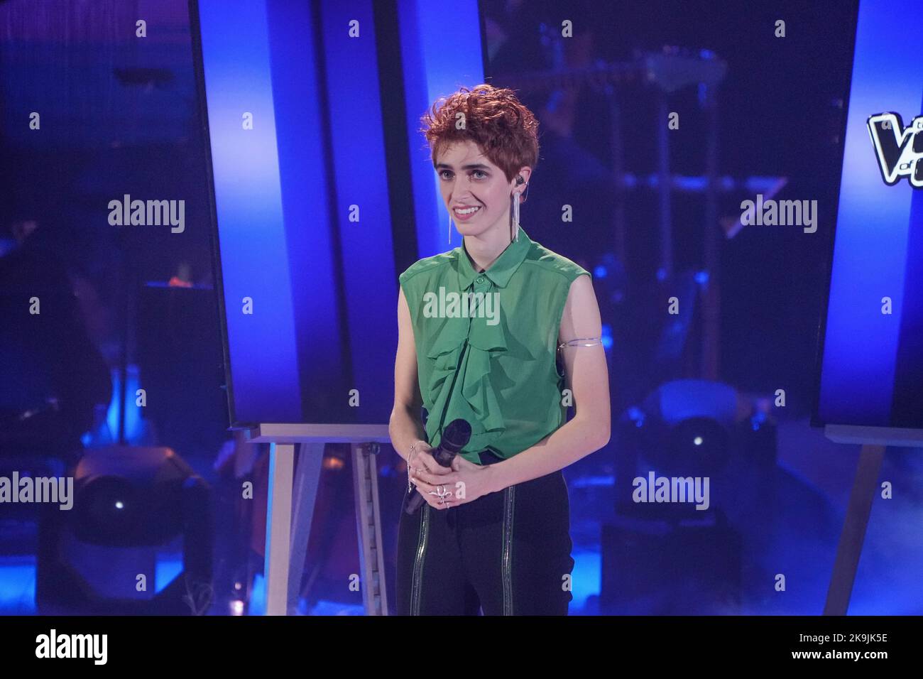 Berlin, Germany. 28th Oct, 2022. The winner of "Team Mark" Anny Ogrezeanu will perform at the ...