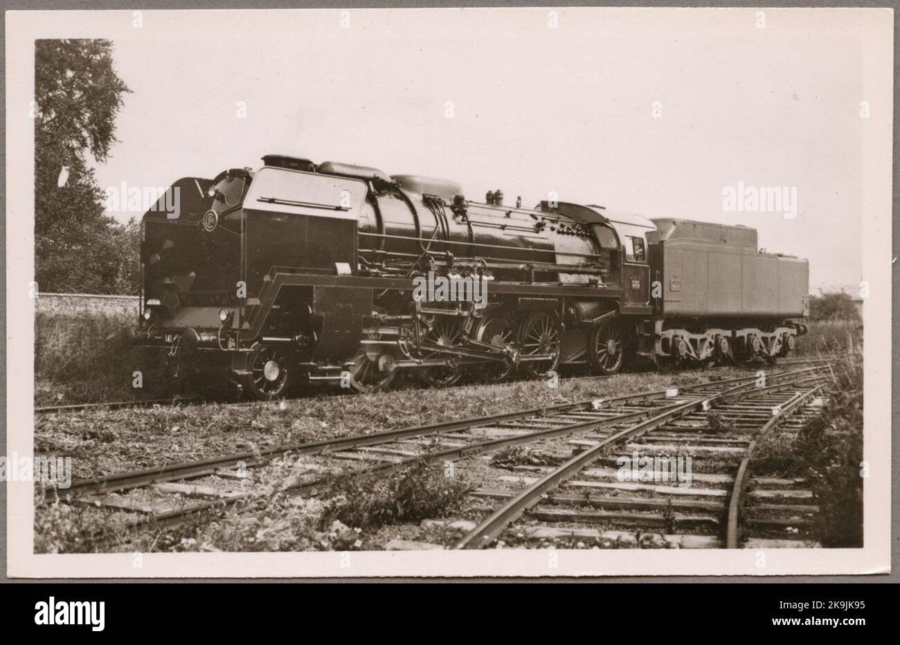 Ånglok Med Tender. National Society of French Railways, SNCF 141-P 74 ...