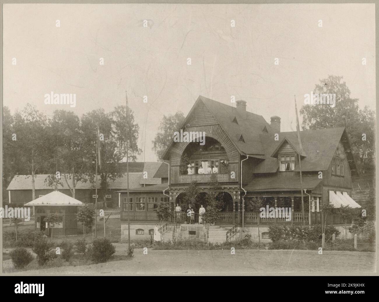 Tourist hotel in Smålands Taberg Stock Photo - Alamy