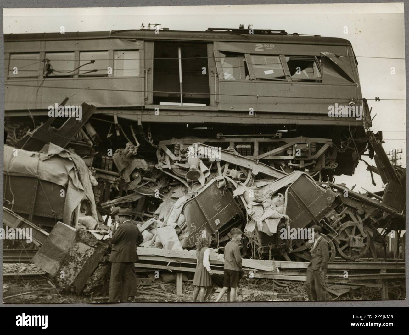 New South Wales Government Railways, NSWGR Motorvagn EFTER KILLITISION ...