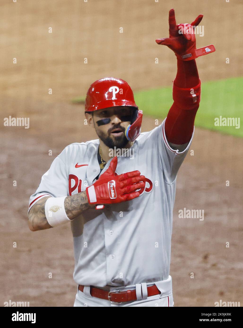 Houston, USA. 28th Oct, 2022. Philadelphia Phillies Nick Castellanos ...