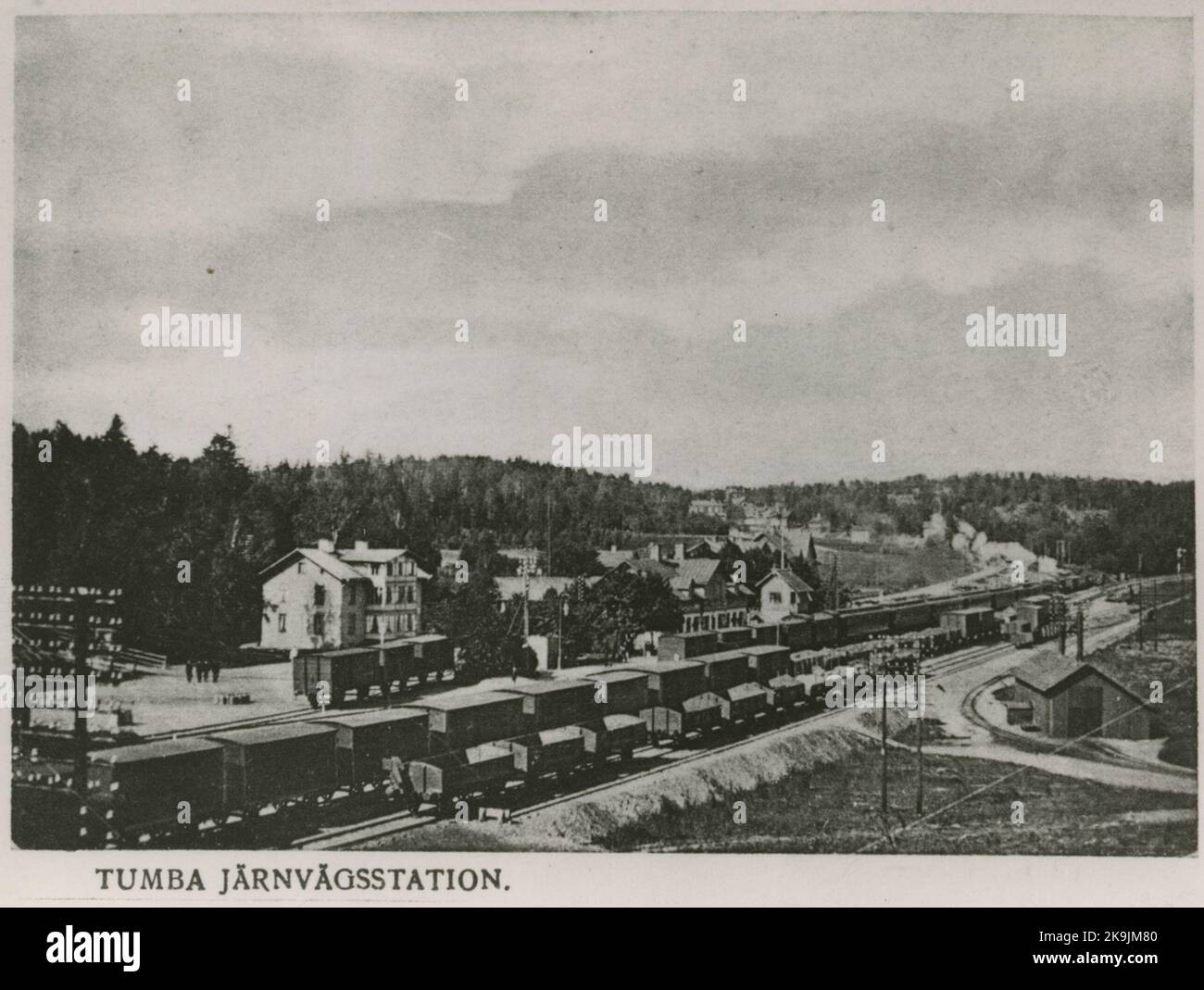 View of Tumba station and its surroundings Stock Photo - Alamy