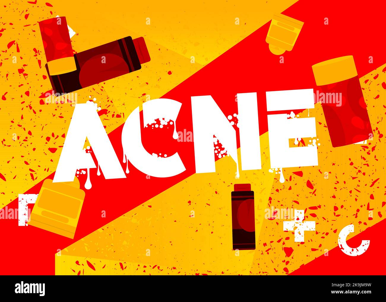 Acne Graffiti tag. Abstract modern street art decoration performed in ...