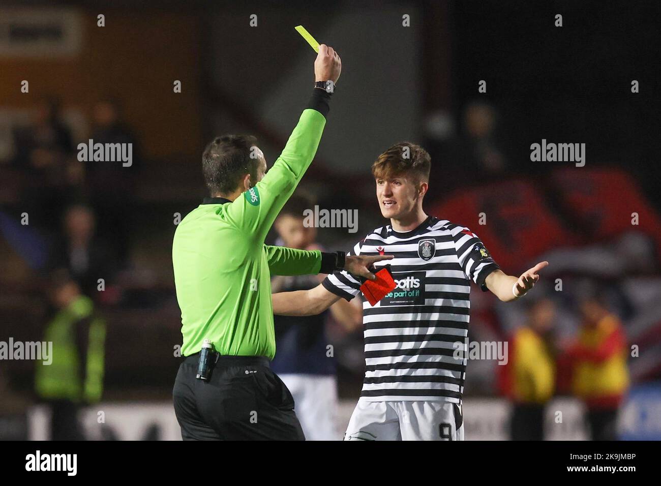 Ochilview Park, Larbert. 28th Oct, 2022. Scottish Championship football ...