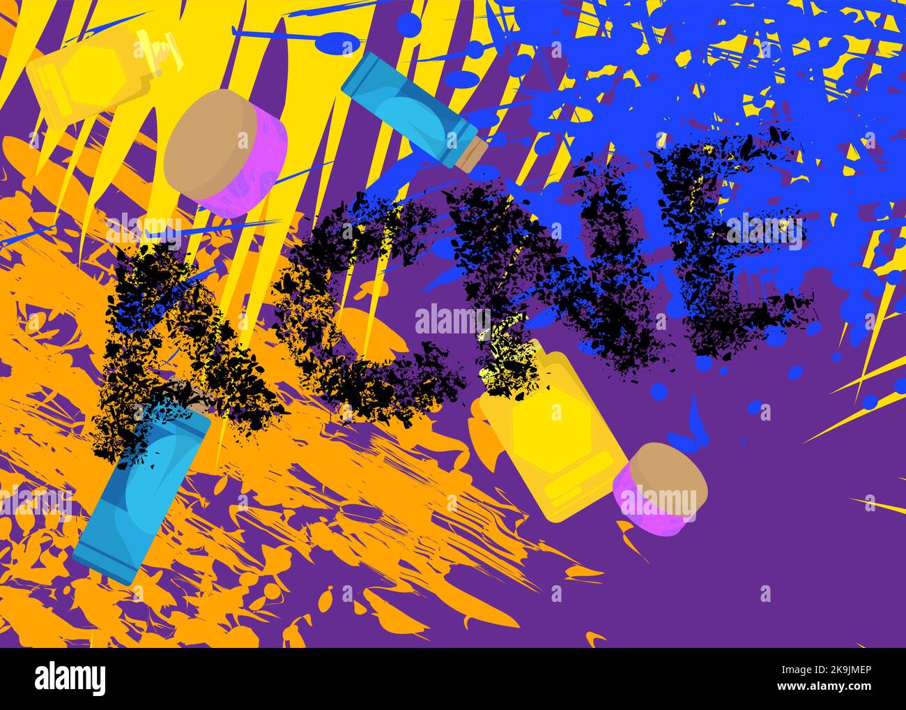 Acne Graffiti tag. Abstract modern street art decoration performed in ...