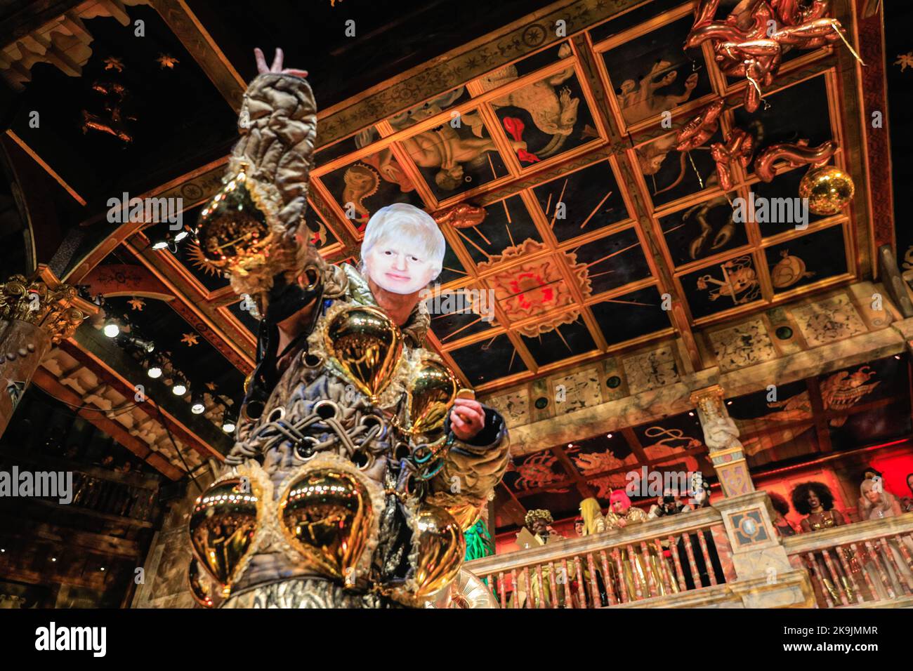 Globe Theatre, London, UK. 28th Oct, 2022. Contestants show off their ...