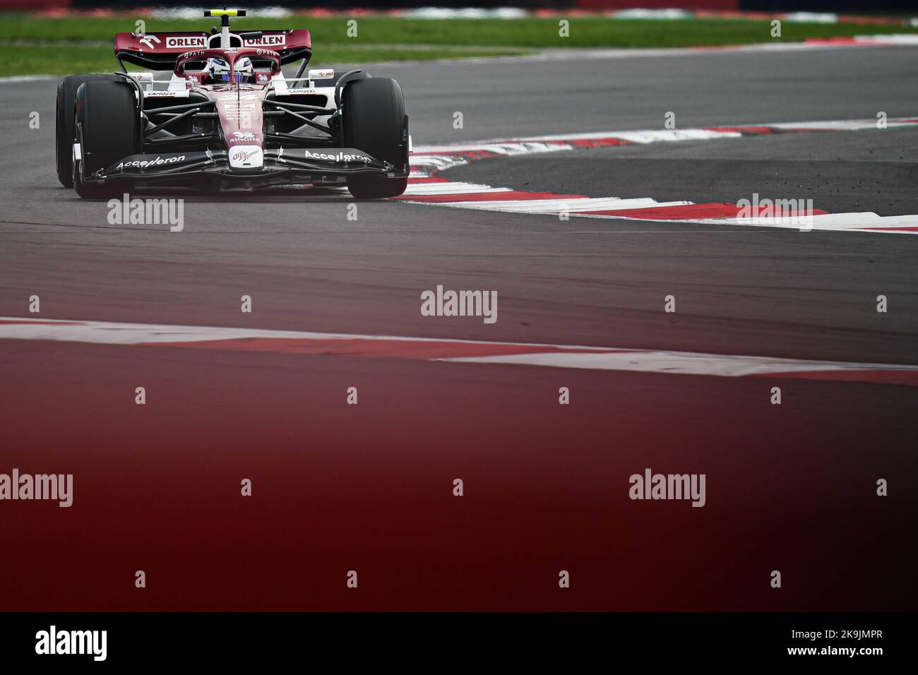 Mexico City. 28th Oct, 2022. Alfa Romeo's Chinese driver Zhou Guanyu ...