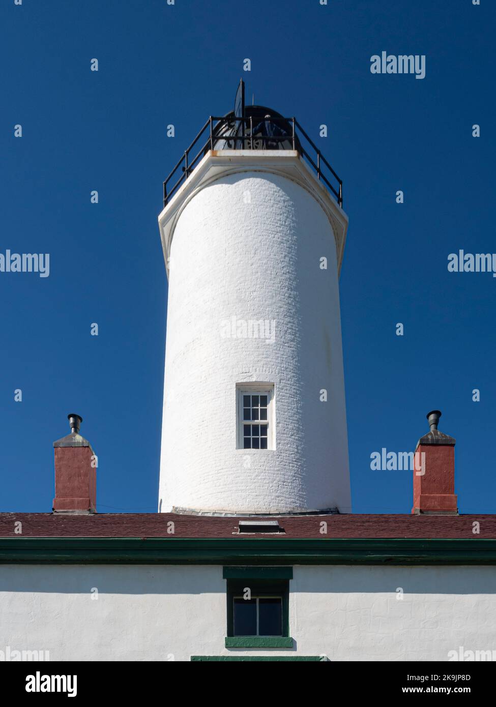 WA22636-00...WASHINGTON - Tower on the New Dungeness Lighthouse on the ...