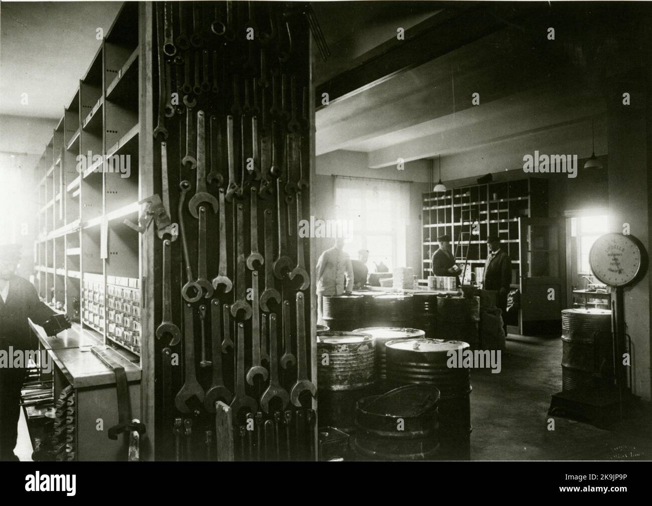 Interior from the main workshop, through electrification significantly ...