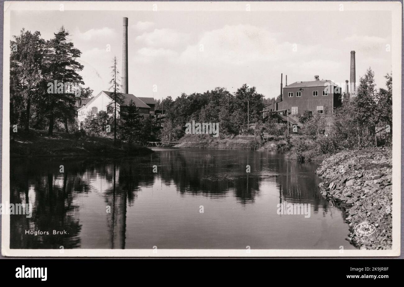 The mill in Högfors, Västmanland Stock Photo - Alamy