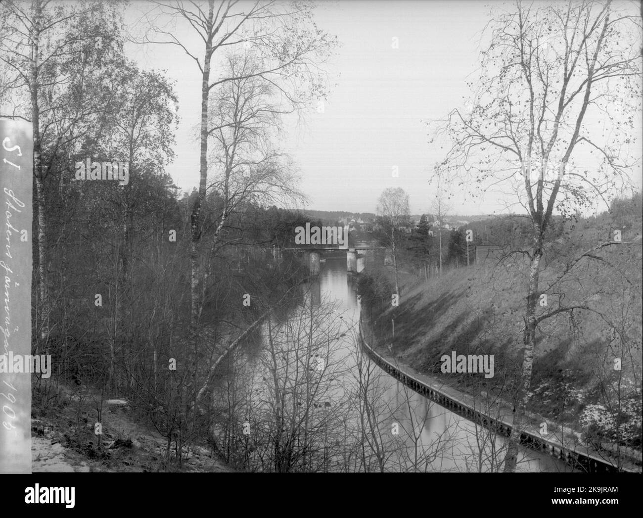 Canal railway old Black and White Stock Photos & Images - Alamy