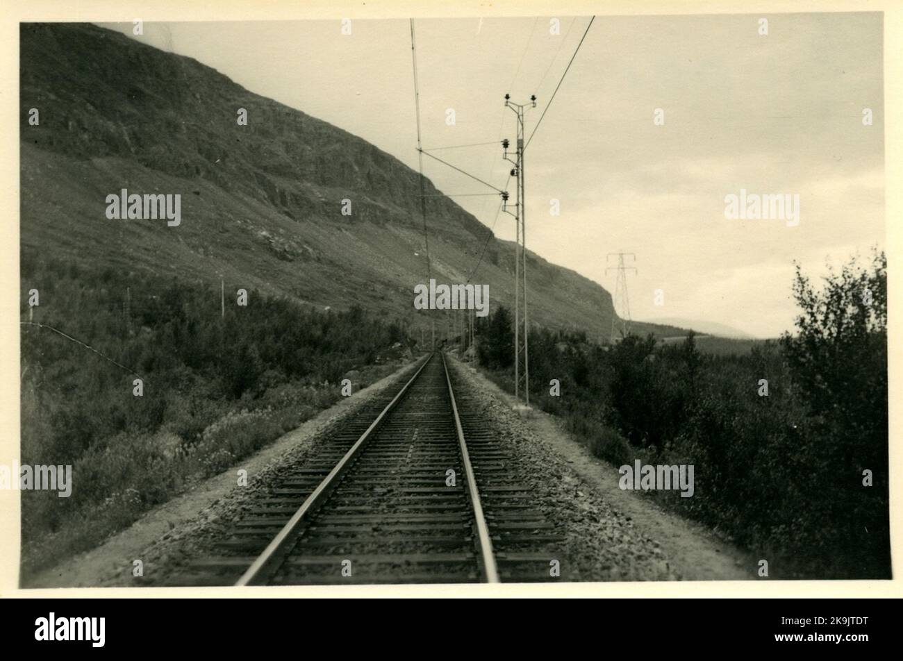 Line image from the Malmbanan Stock Photo - Alamy