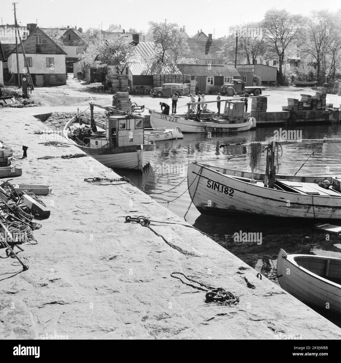 Teacher students visit Baskemölla fishing village. (Photo in ...