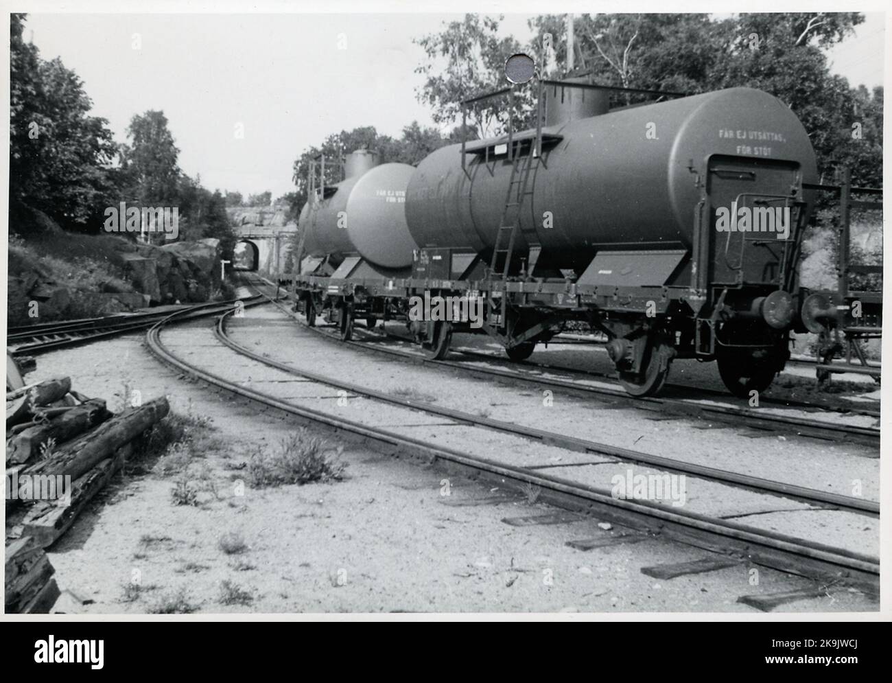 Train fuel liquid tankers hi-res stock photography and images - Alamy