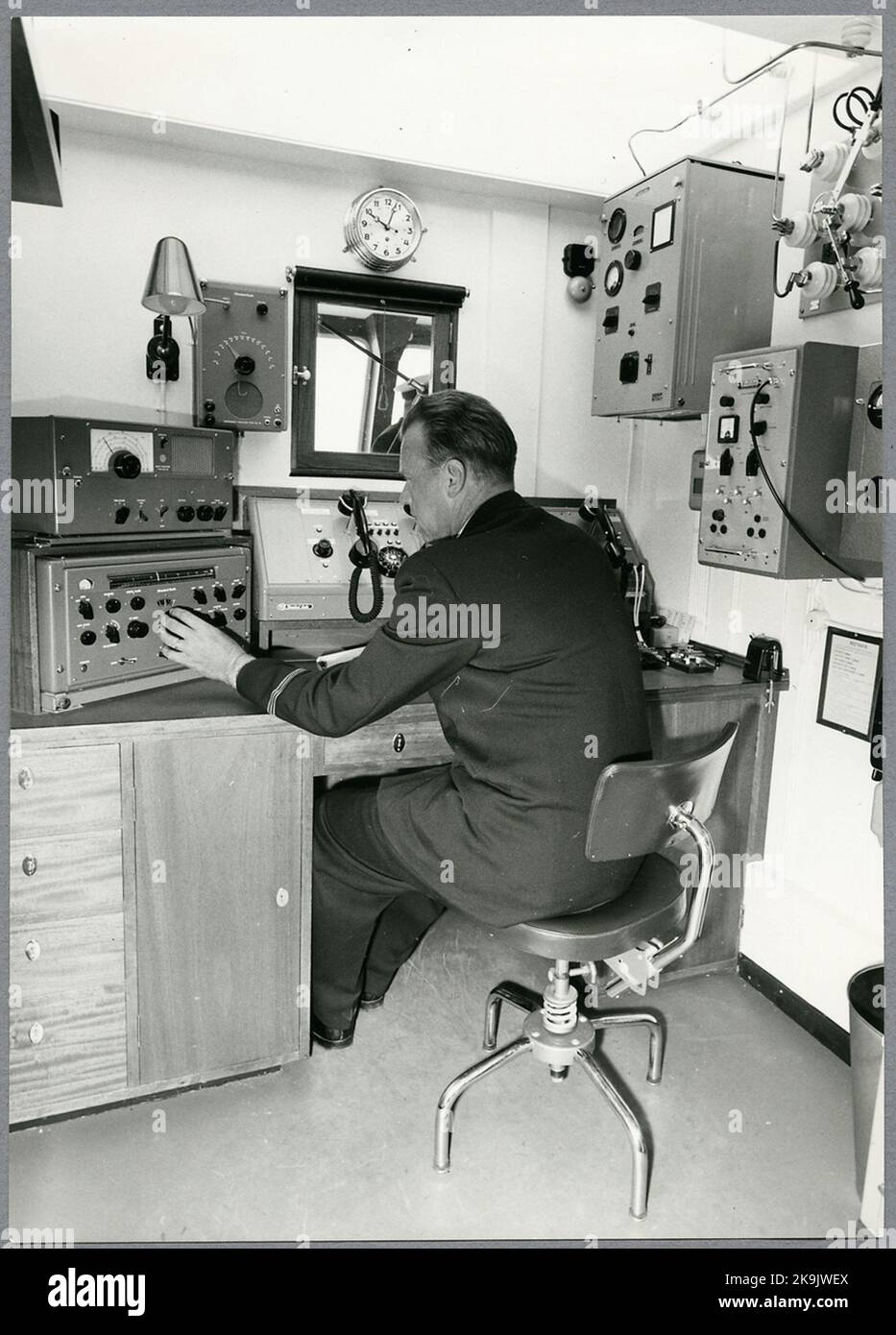 Communication Room in SJ Ferry, "Trelleborg Stock Photo - Alamy