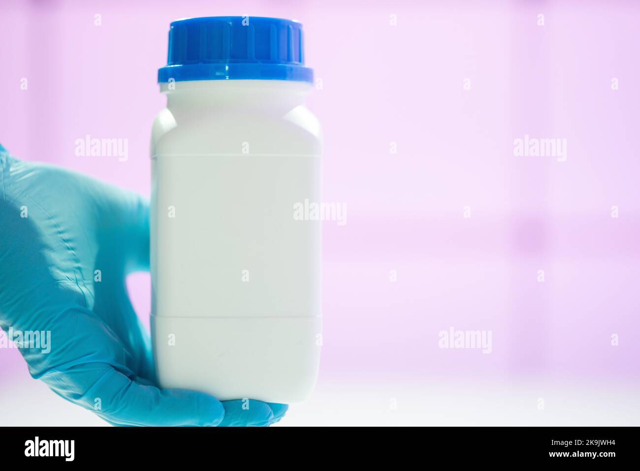 Plastic container for storing chemicals and food additives Stock Photo ...